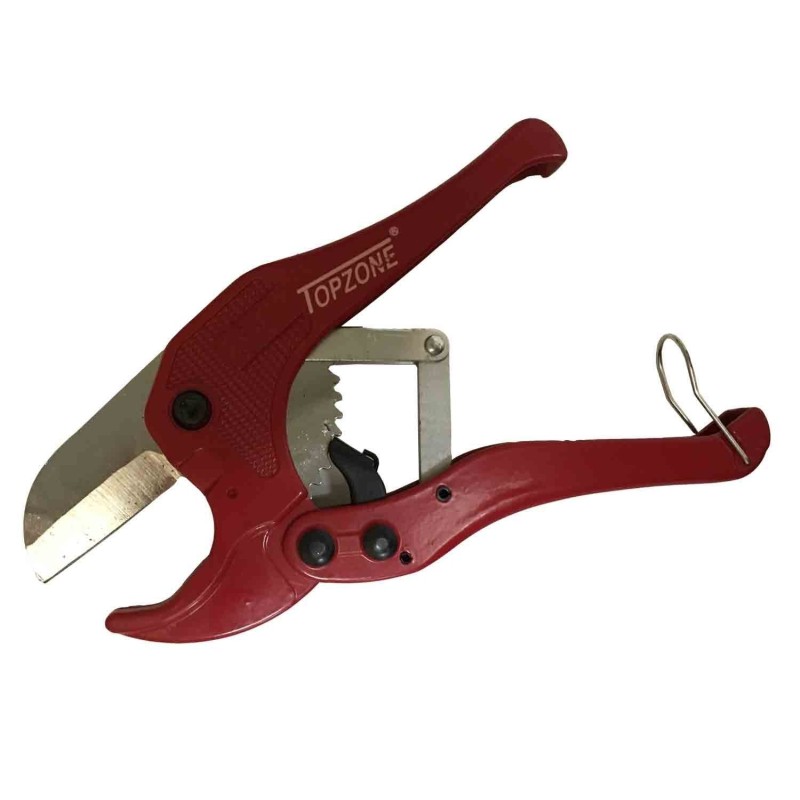 Ratcheting Poly PVC Pipe Cutter Plumbing HVAC Electrical 1 5/8 ...